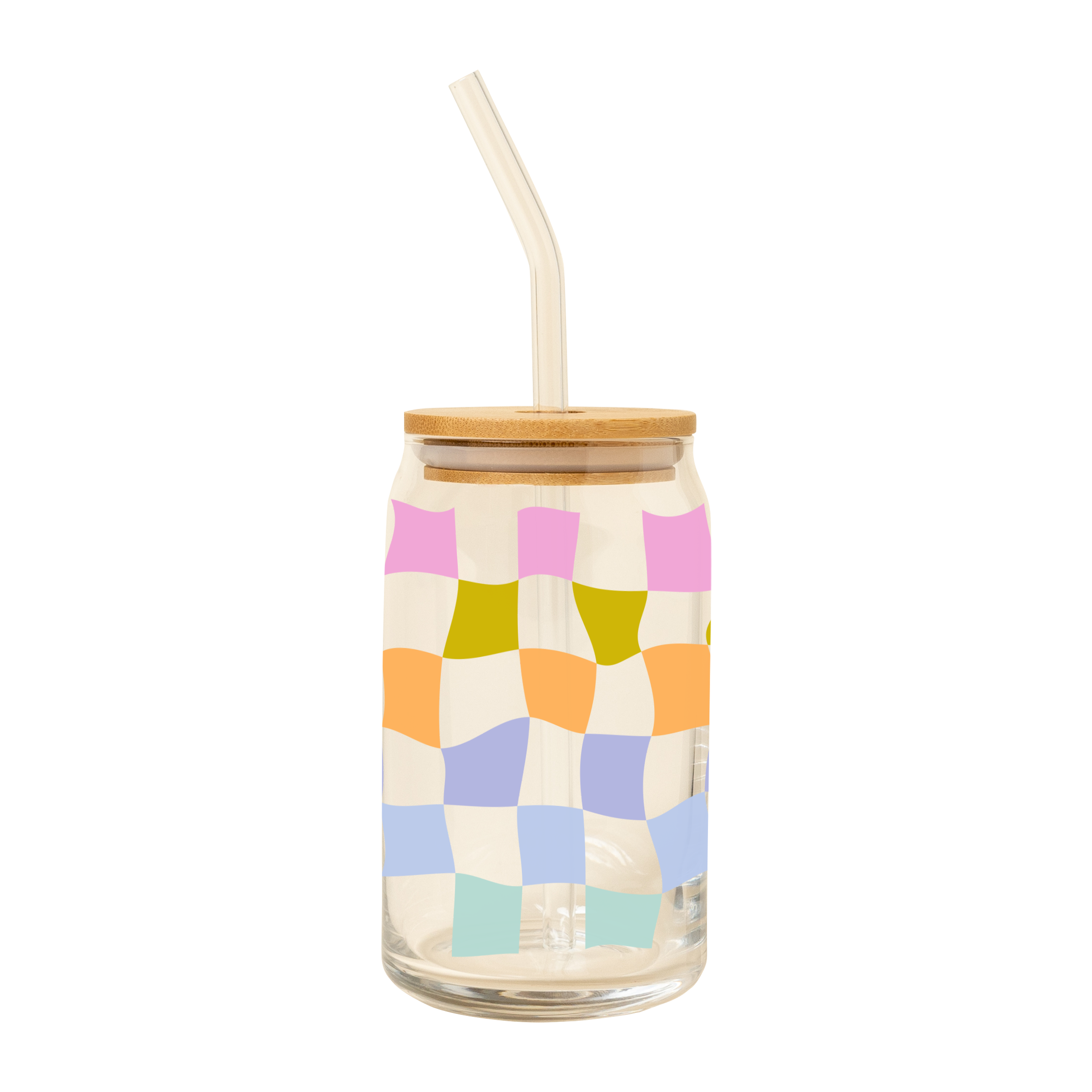 Can Glass w/ Lid + Straw– Talking Out Of Turn