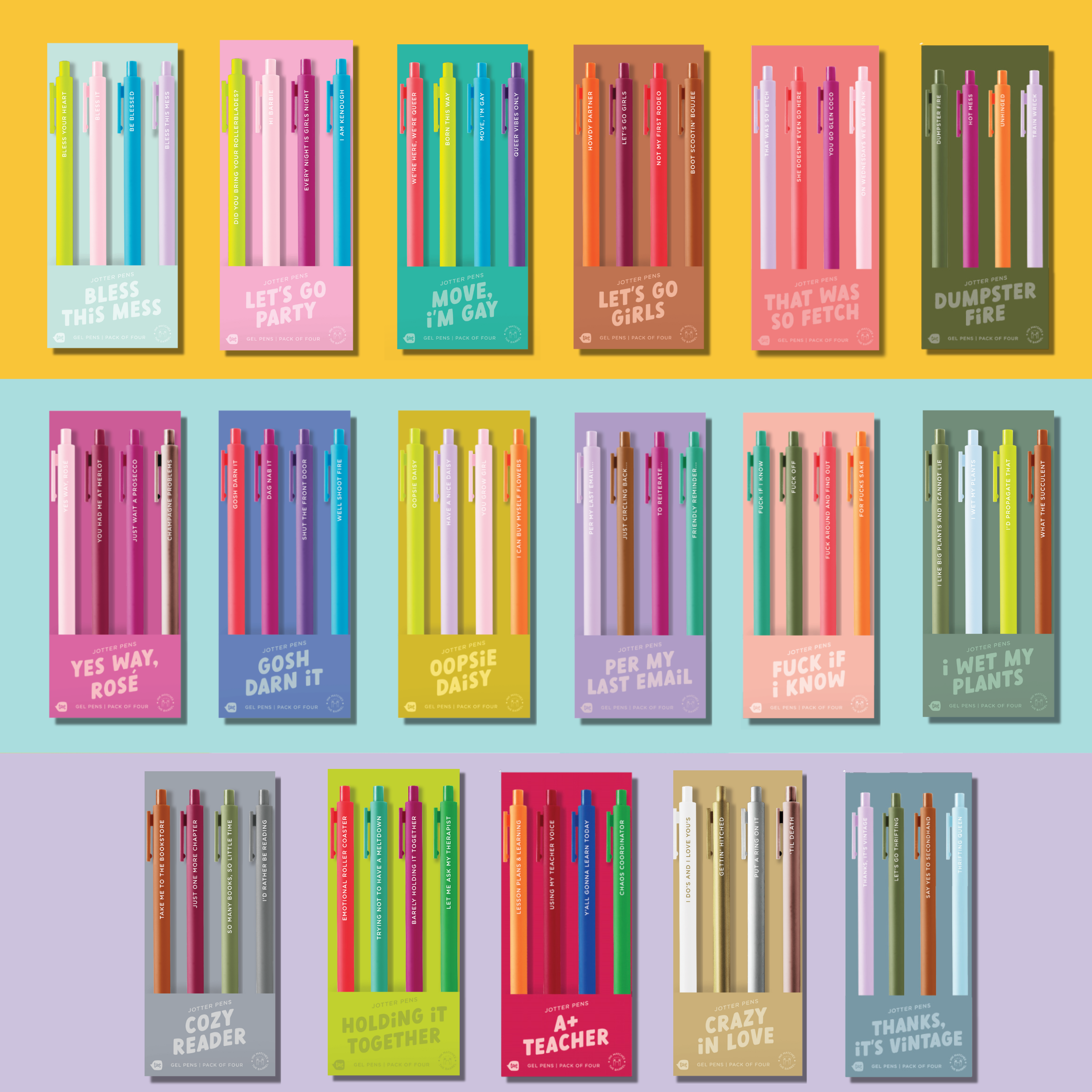 Jotter Sets 4 Pack– Talking Out Of Turn