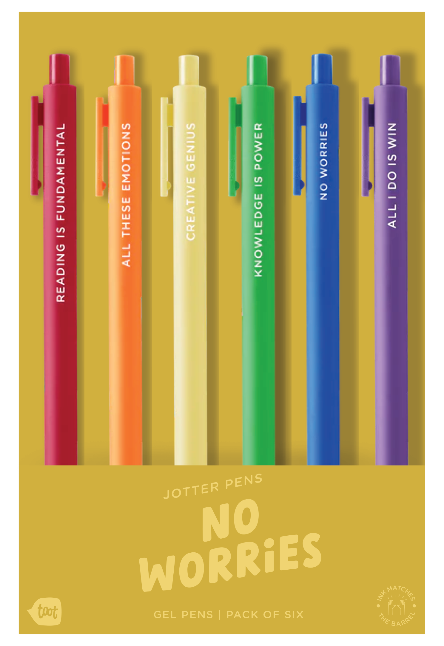 Jotter Sets 6 pack– Talking Out Of Turn