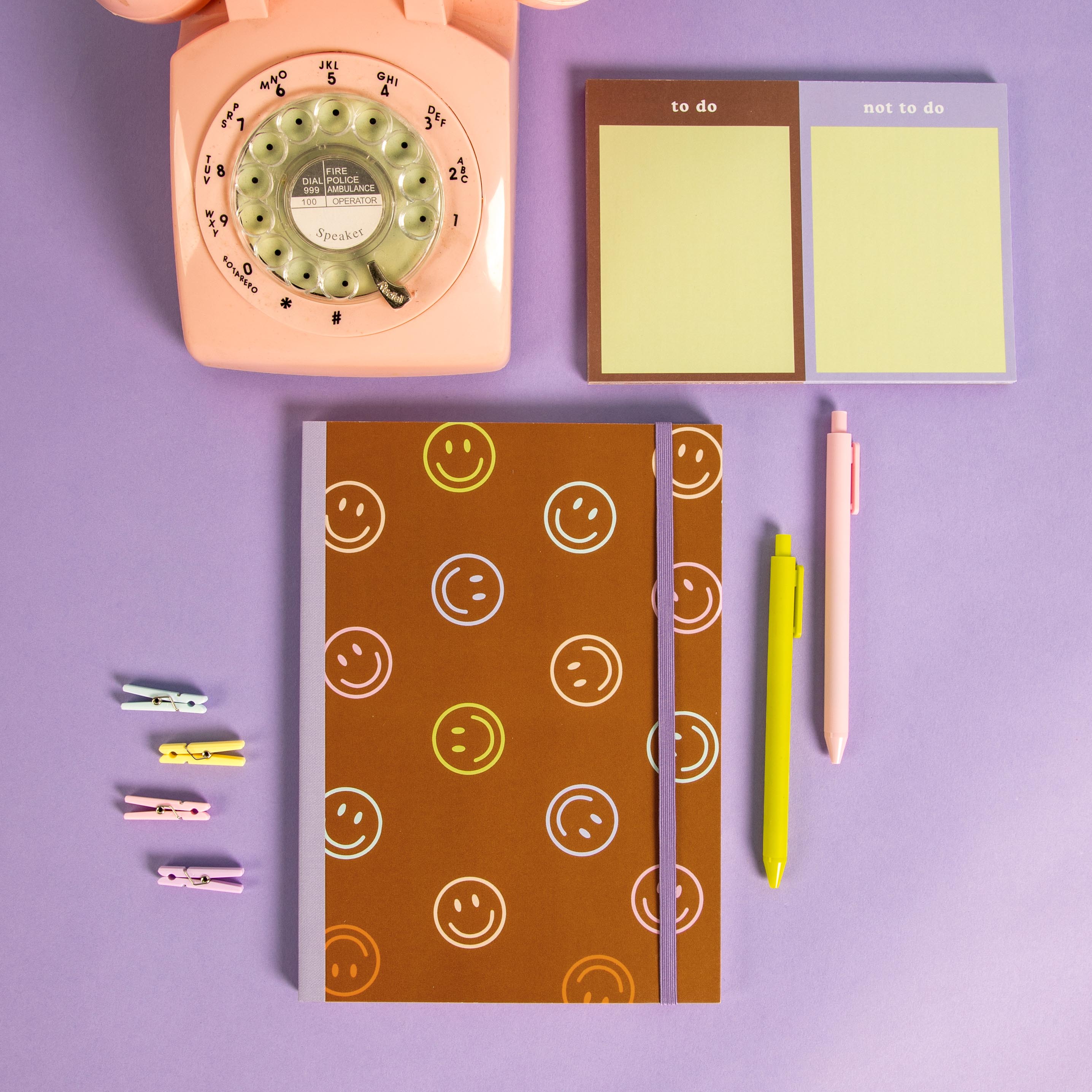Smiley Notebook– Talking Out Of Turn