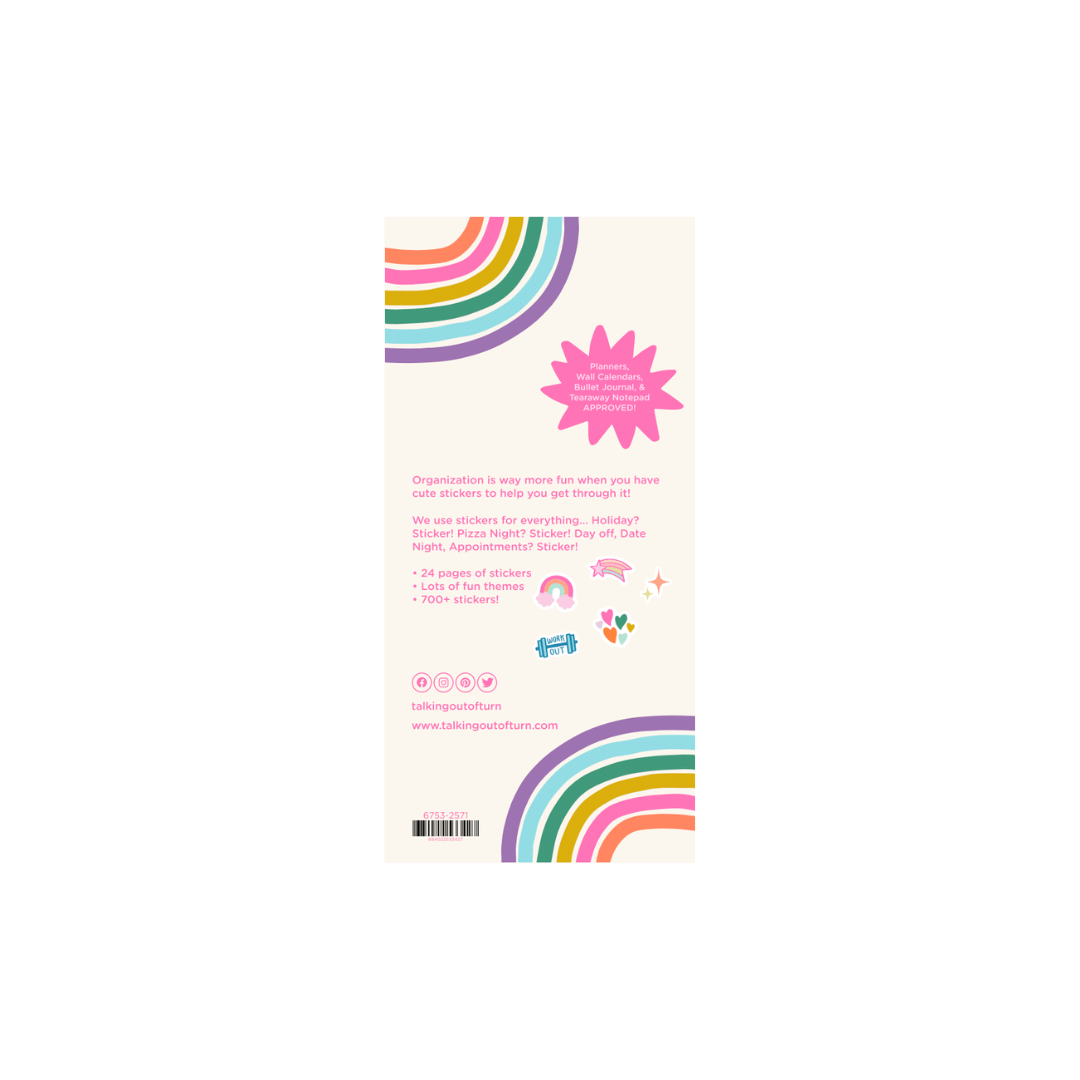Sticker Booklet– Talking Out Of Turn