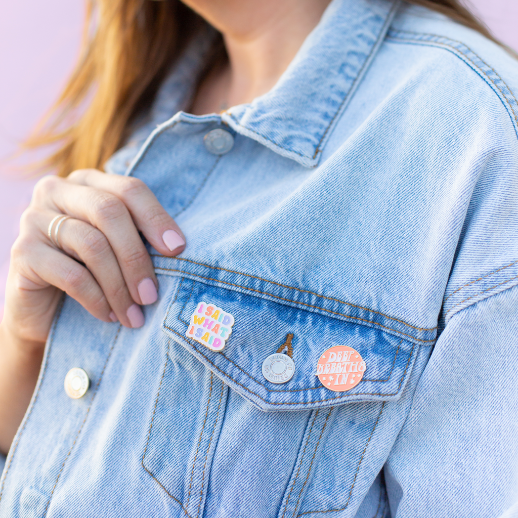 Enamel Pins– Talking Out Of Turn