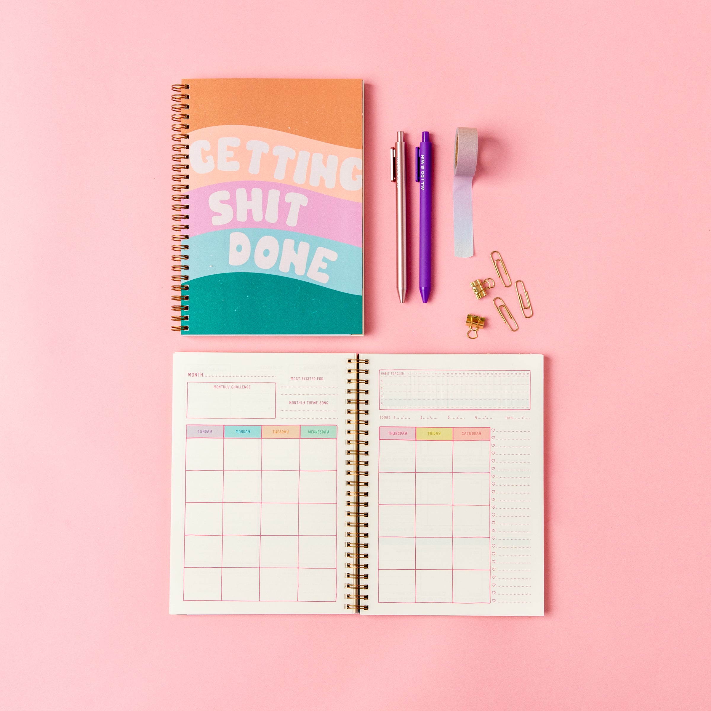 Undated Perpetual Planner - Goal Getter Lite– Talking Out Of Turn