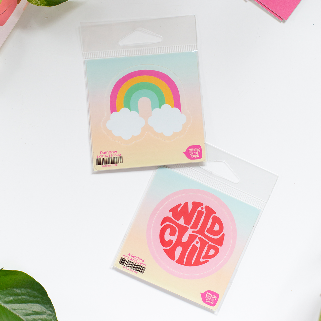 Packaged Single Stickers– Talking Out Of Turn