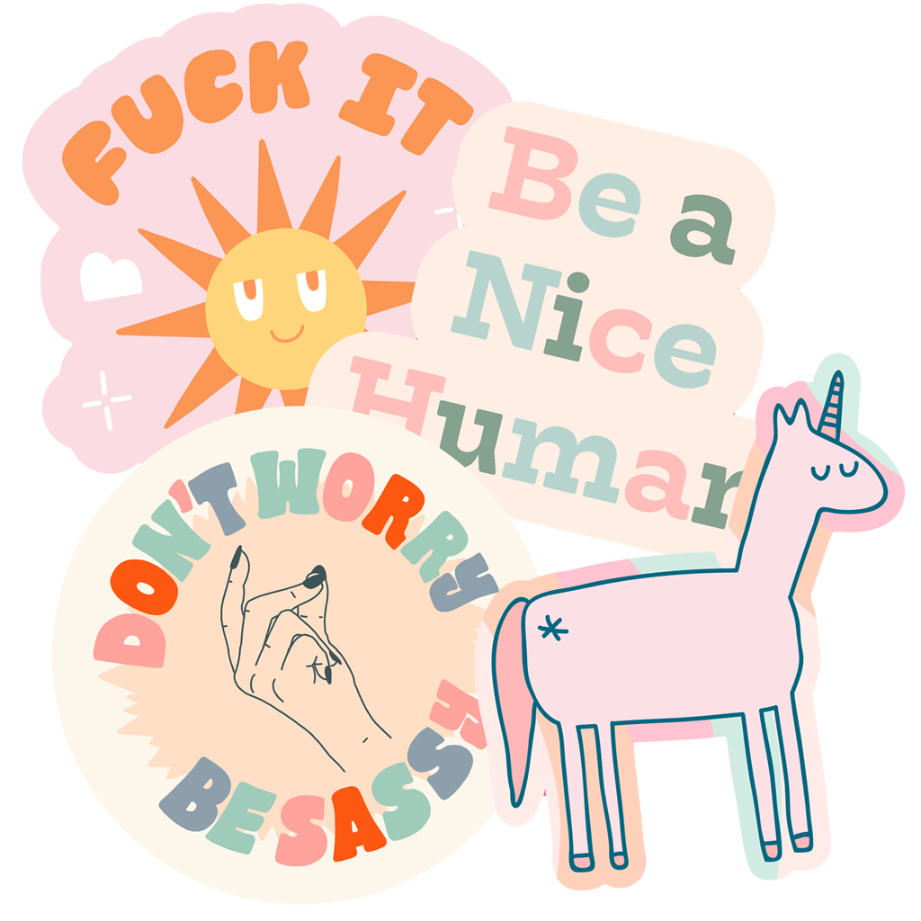 Packaged Single Stickers– Talking Out Of Turn