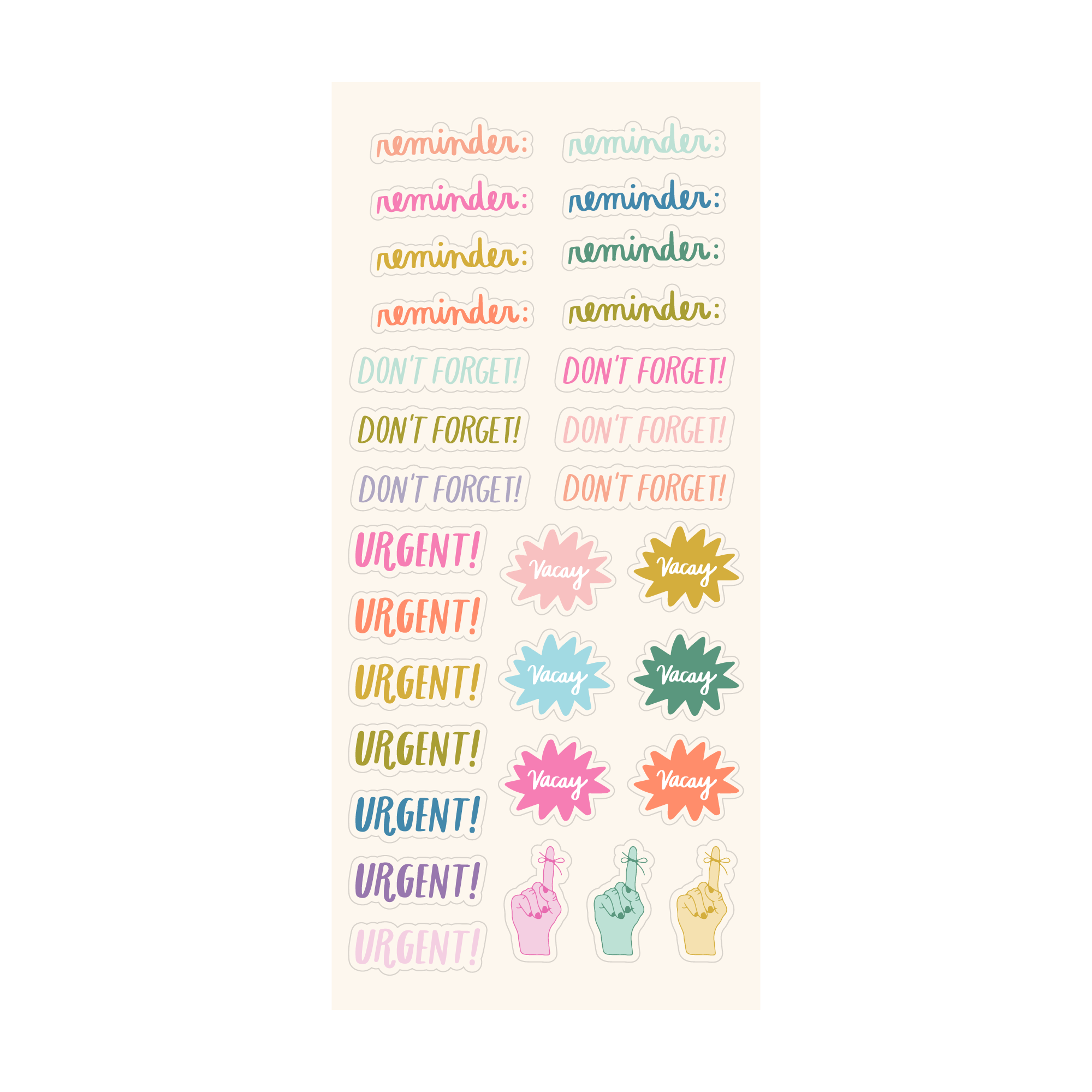 Sticker Booklet– Talking Out Of Turn