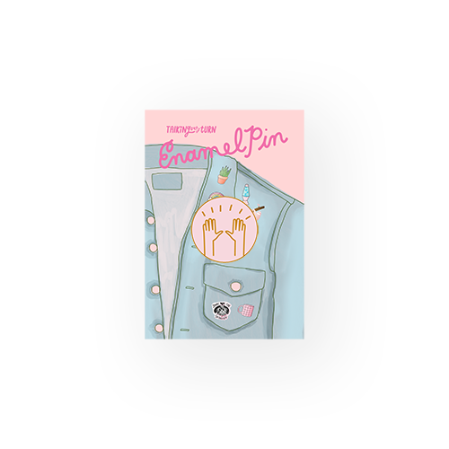 Enamel Pins– Talking Out Of Turn