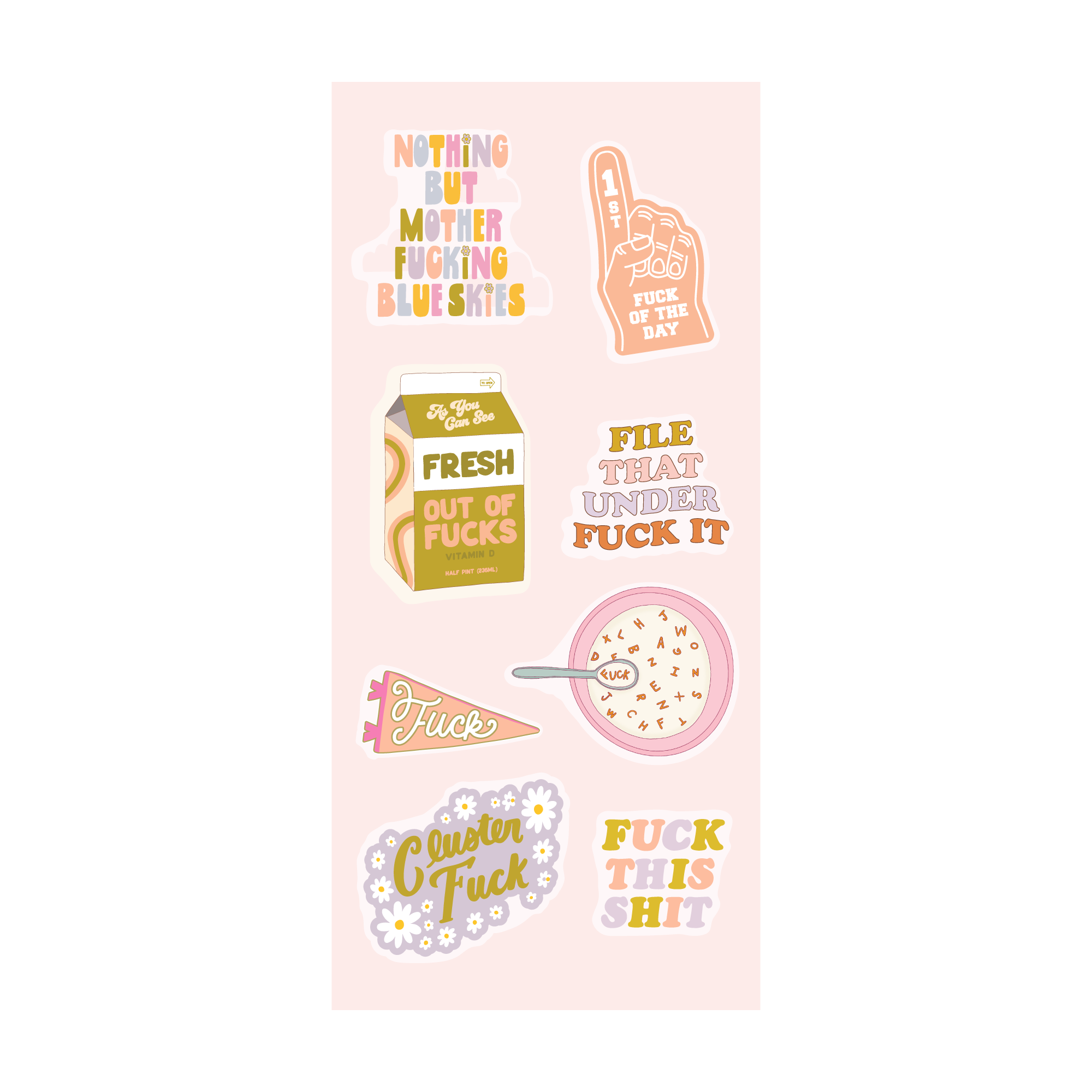 Sticker Booklet– Talking Out Of Turn